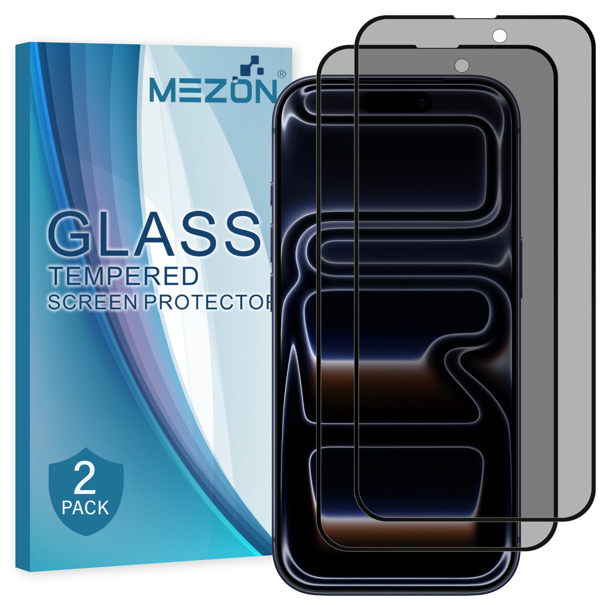 Buy [2 Pack] Privacy Anti-Spy Full Coverage Apple iPhone 17 Pro (6.3 ...