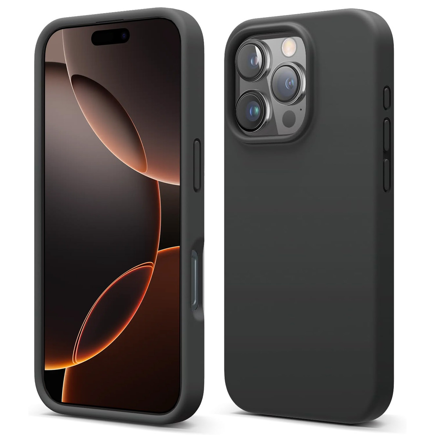 Buy Apple iPhone 16 Pro (6.3") Black Ultra Slim Premium TPU Gel Back ...