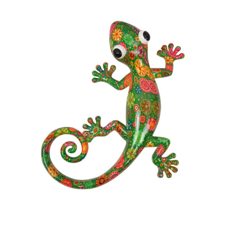 Buy 1pce 25cm Flowers Multi Coloured Lizard/Gecko Googly Eyes Wall Art ...