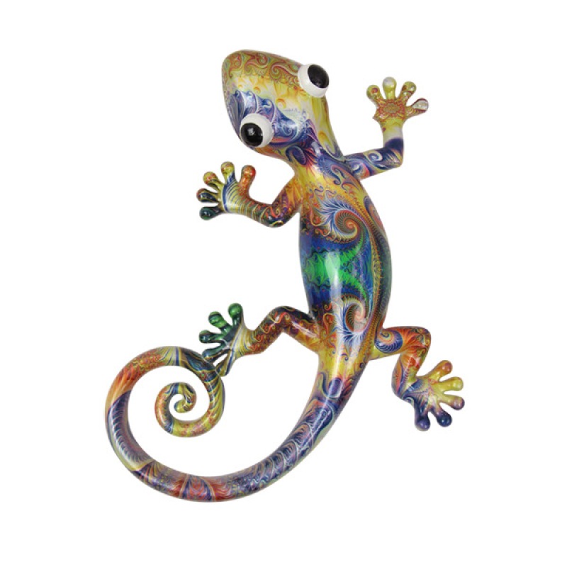 Buy 1pce 25cm Psychedelic Multi Coloured Lizard/Gecko Googly Eyes Wall ...