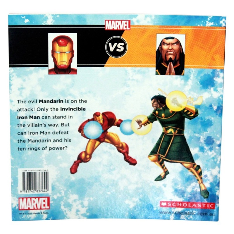 Buy Marvel Superhero Iron Man Defeat Villains Story Book, Kids Reading ...