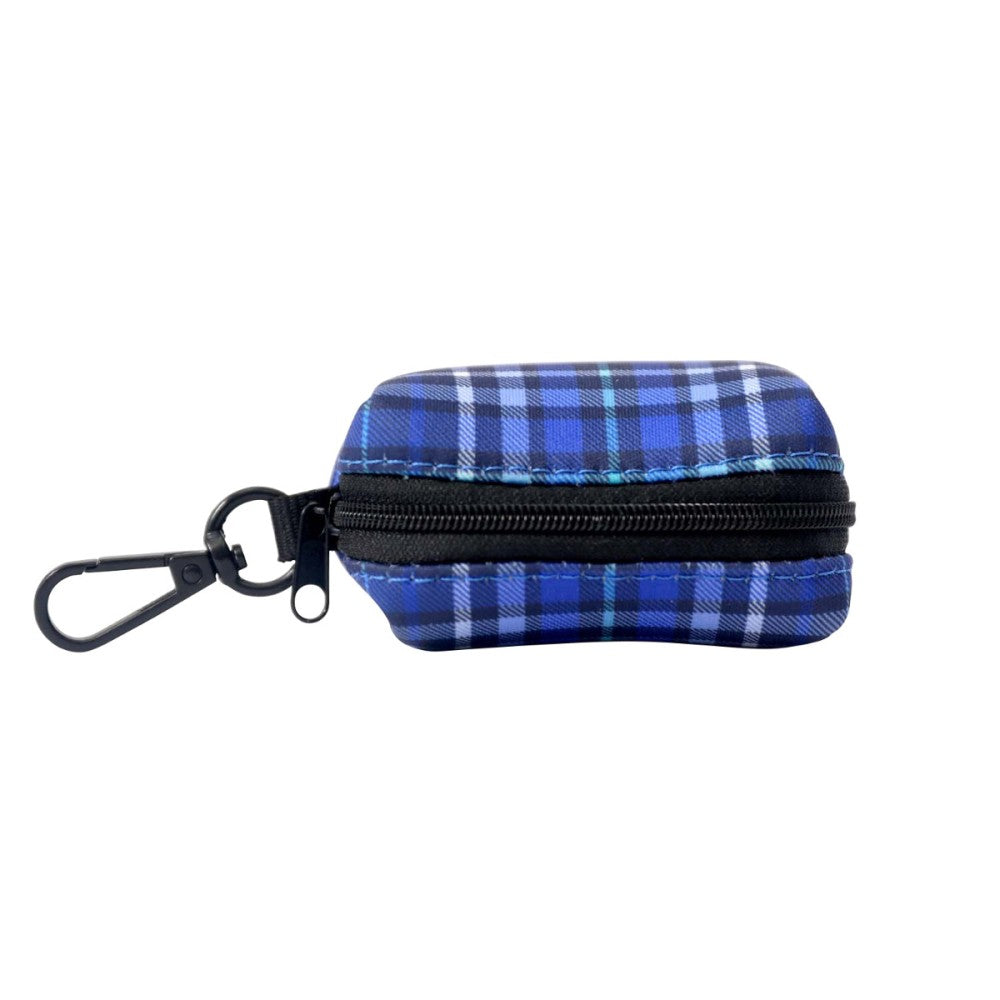 Buy Frank Barker Poop Bag Blue Plaid - MyDeal Australia