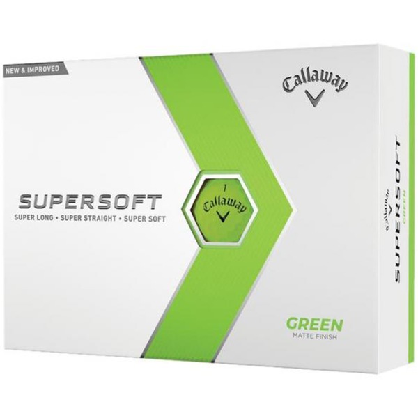 Buy 2023 Callaway Supersoft Green Matte Golf Balls 1 Dozen - MyDeal ...