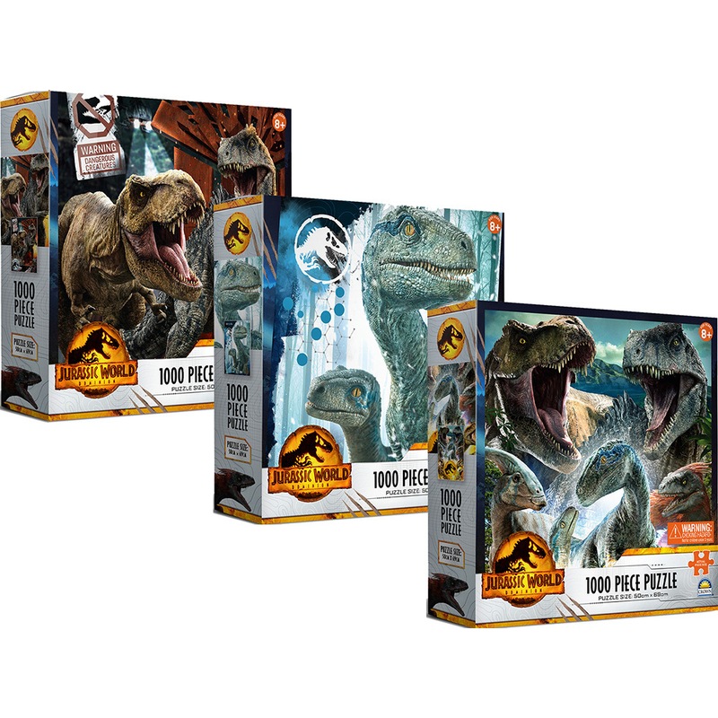 Buy Crown Jurassic World Dominion Jigsaw Puzzle 1000 Pieces (MJM199424 ...