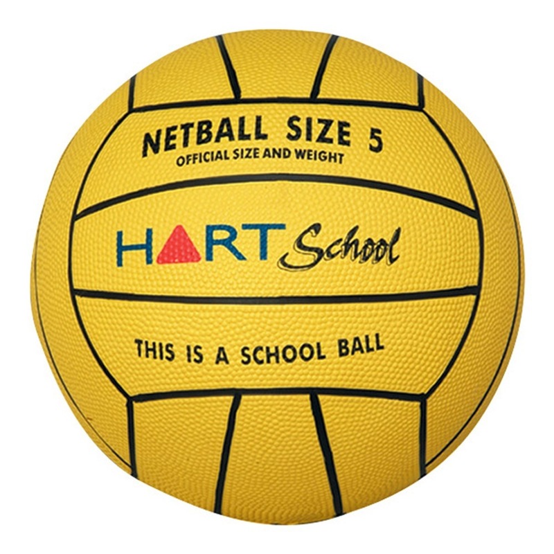 Buy HART SCHOOL RUBBER NETBALLS- DISTINCTIVE YELLOW COULOUR AND ...