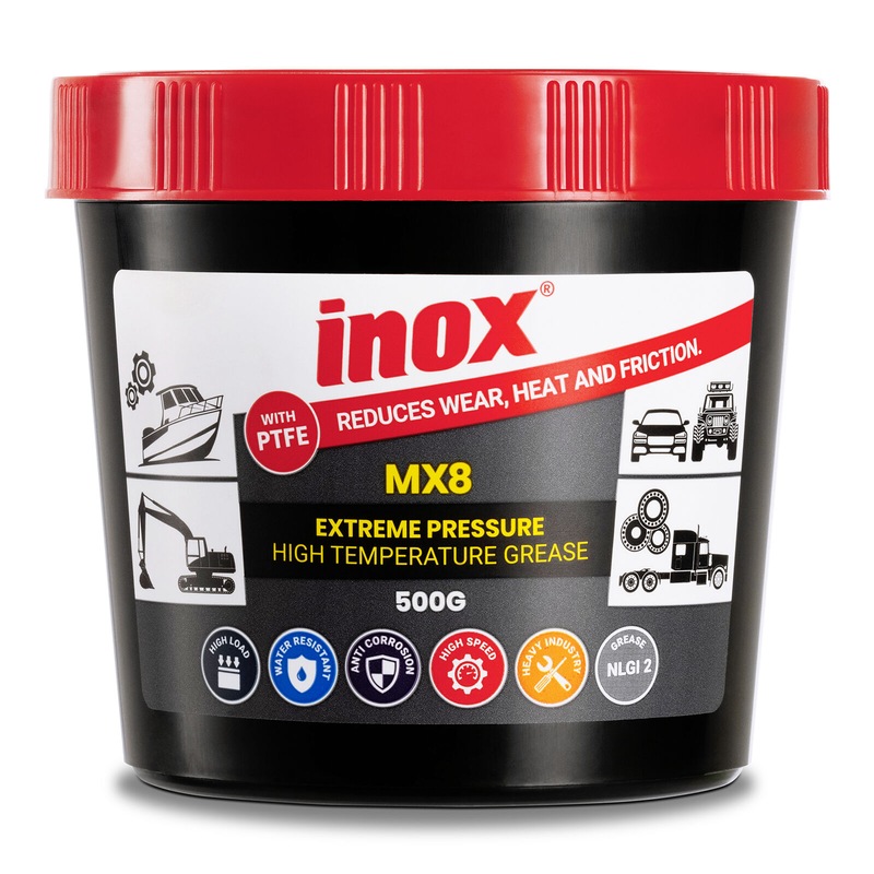 Buy Inox MX8 with PTFE High Temp Extreme Pressure Grease Tub 500g (MG ...