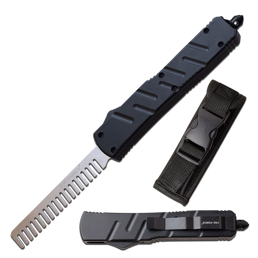 Buy Tac-Force Button Retractable Beard Comb w/ Glassbreaker (K-TF-CB004 ...