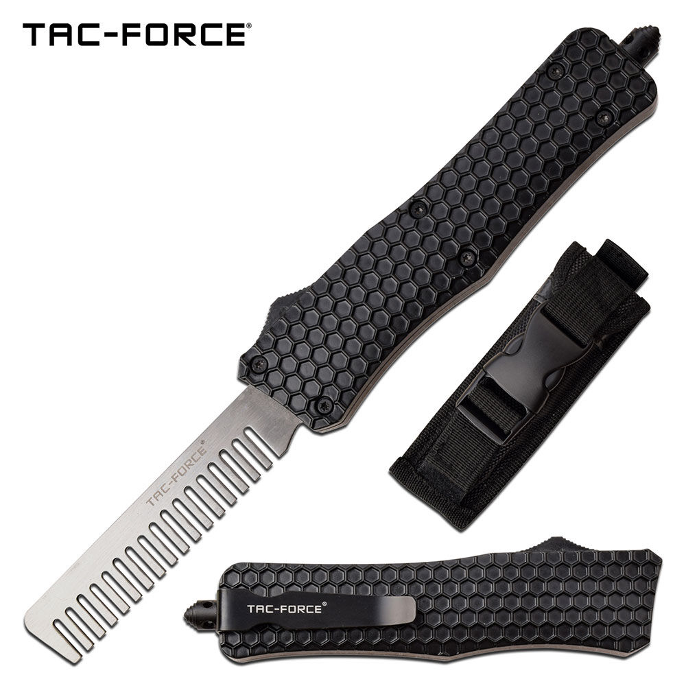 Buy Tac-Force Button Retractable Honeycomb Grip Beard Comb (K-TF-CB003 ...