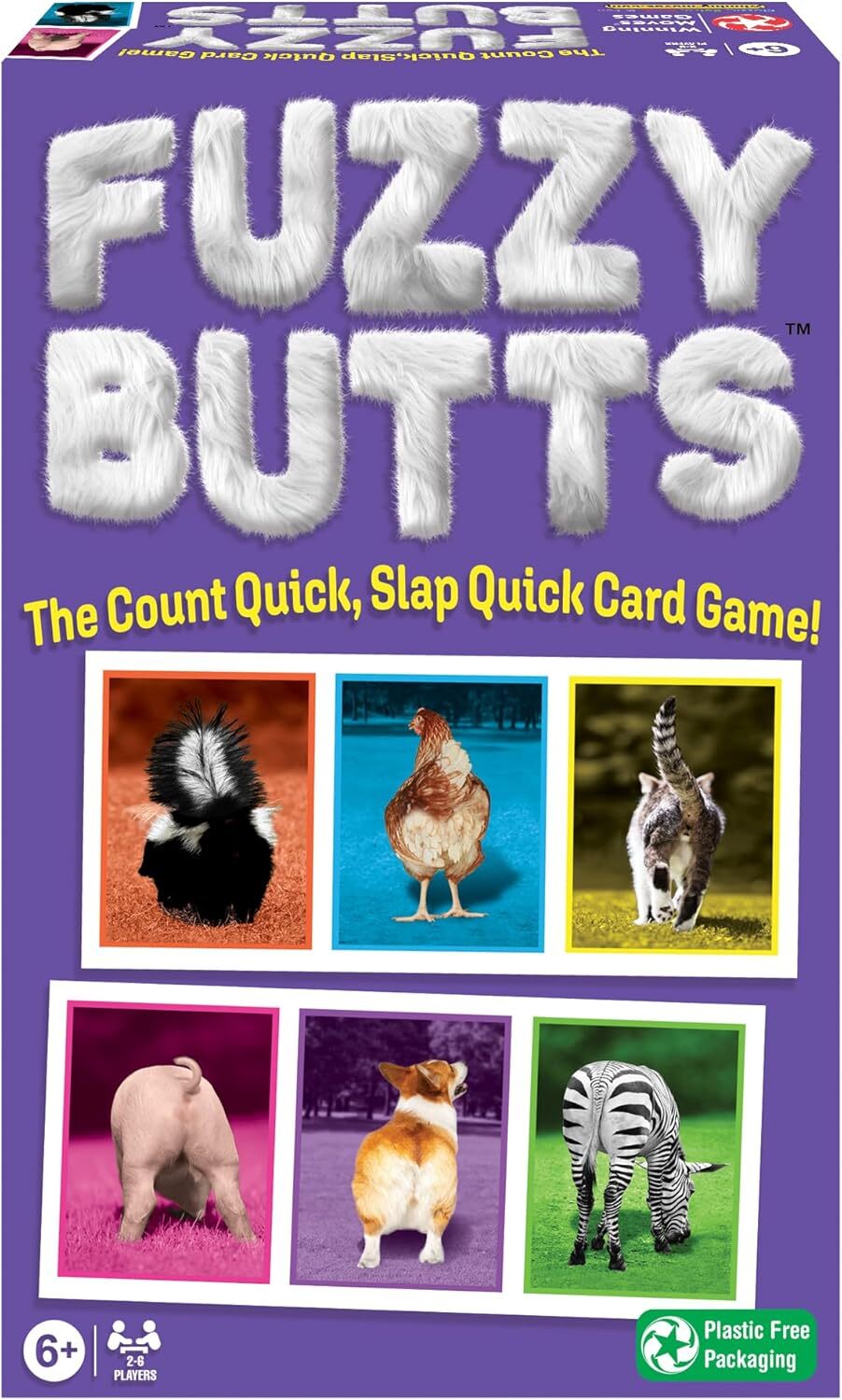 Buy Winning Moves Fuzzy Butts Card Game 2-6 Players Ages 8+ (WIN01255 ...