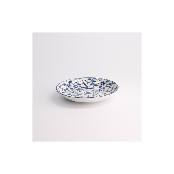 Buy 4x Tokyo Design Porcelain Round Plate Maizuru Blue Pattern 16cm ...