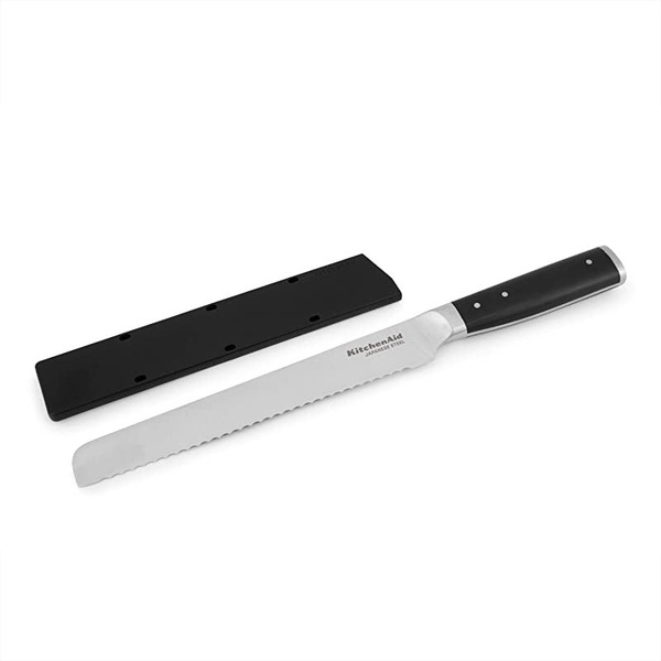 Buy KitchenAid Gourmet Bread Knife With Sheath - 20cm - MyDeal Australia
