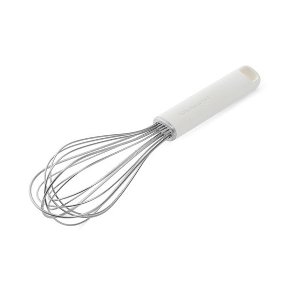 Buy KitchenAid Utility Whisk 27cm Porcelain White Stainless Steel ...