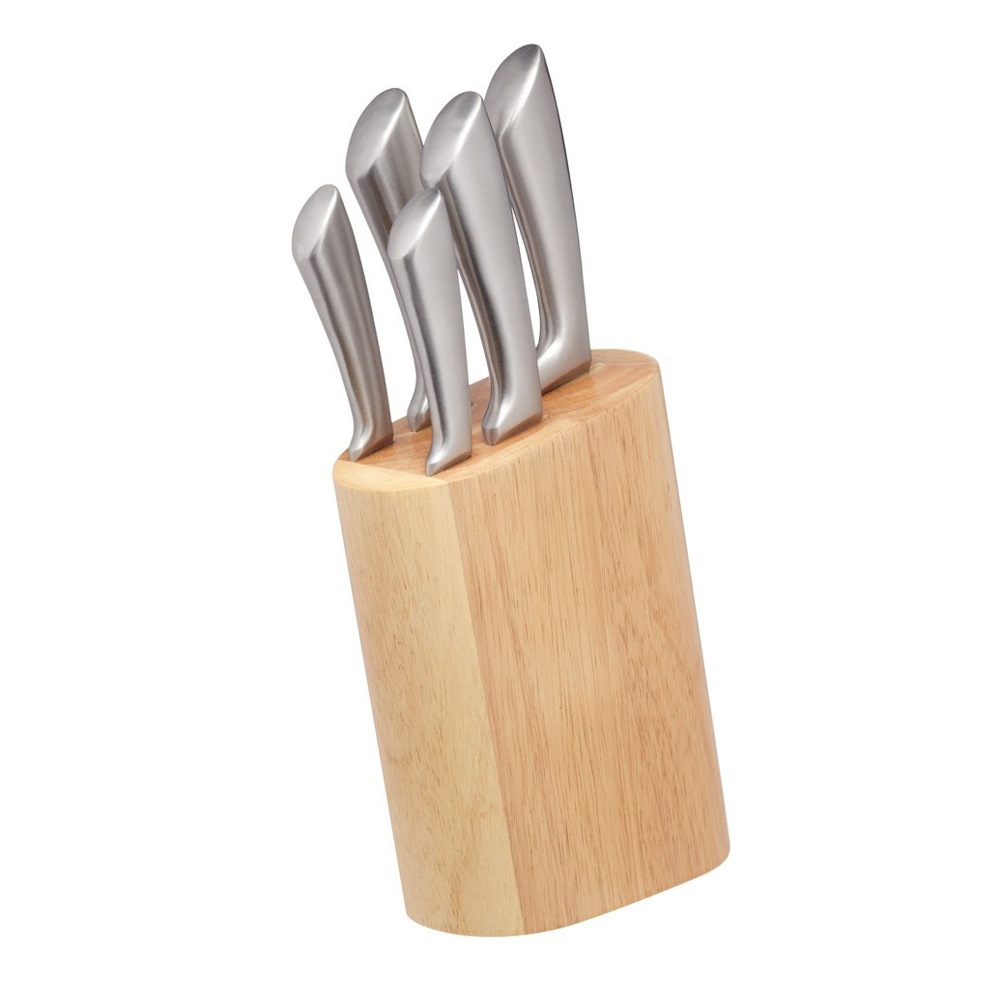 Buy Mastercraft Cortes Knife Block Set Durable & Sturdy Stainless Steel ...