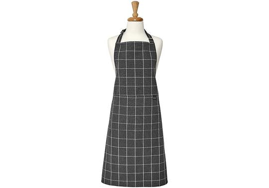 Buy Ladelle Eco Recycled Cotton Check Apron 70x89cm - Charcoal - MyDeal ...