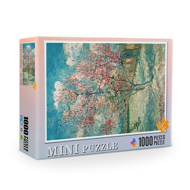 Buy Jigsaw Puzzles 1000 Piece Peach Tree in Bloom for Adult Kids Puzzle ...