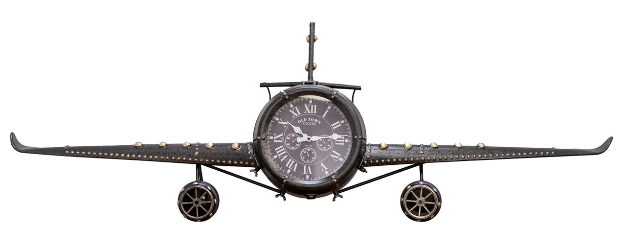 Buy By Dezign - Black Helicopter Clock - Clocks - MyDeal Australia