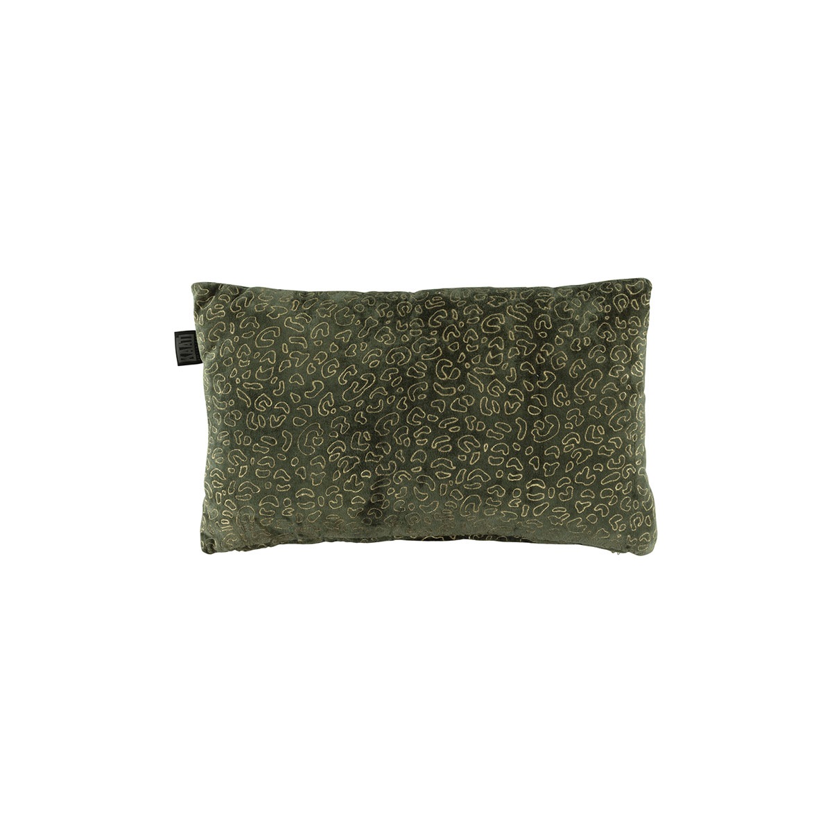 Buy KAAT Amsterdam Spartan Green Animal Print Oblong Filled Cushion ...