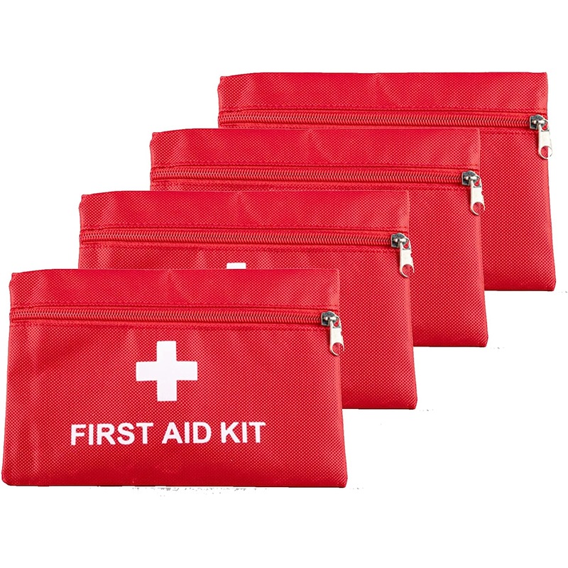 Buy 1st Care 4PK Red First Aid Storage Bag with Zipper - MyDeal