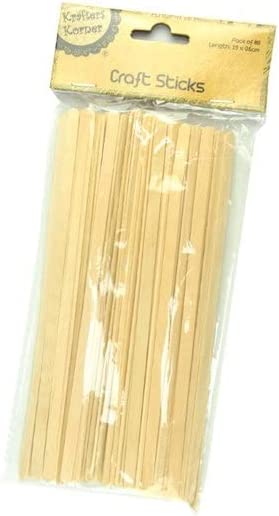 Buy 2 x Krafters Korner 19x0.6cm Thin Craft Sticks 160Pce Classic ...