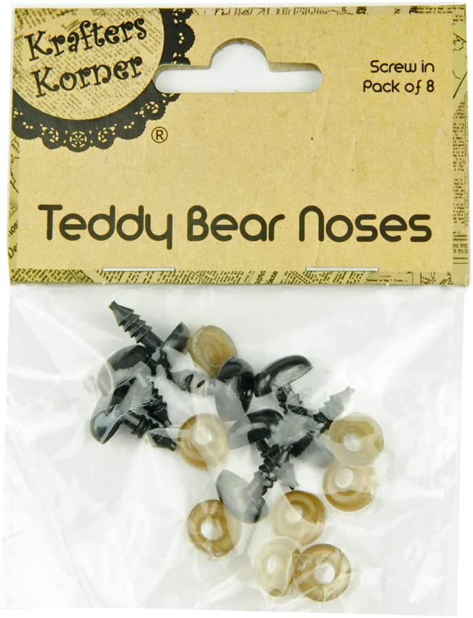 Buy [2Pk X 8Pce] Krafters Korner Teddy Noses Screw, Good Selection For ...