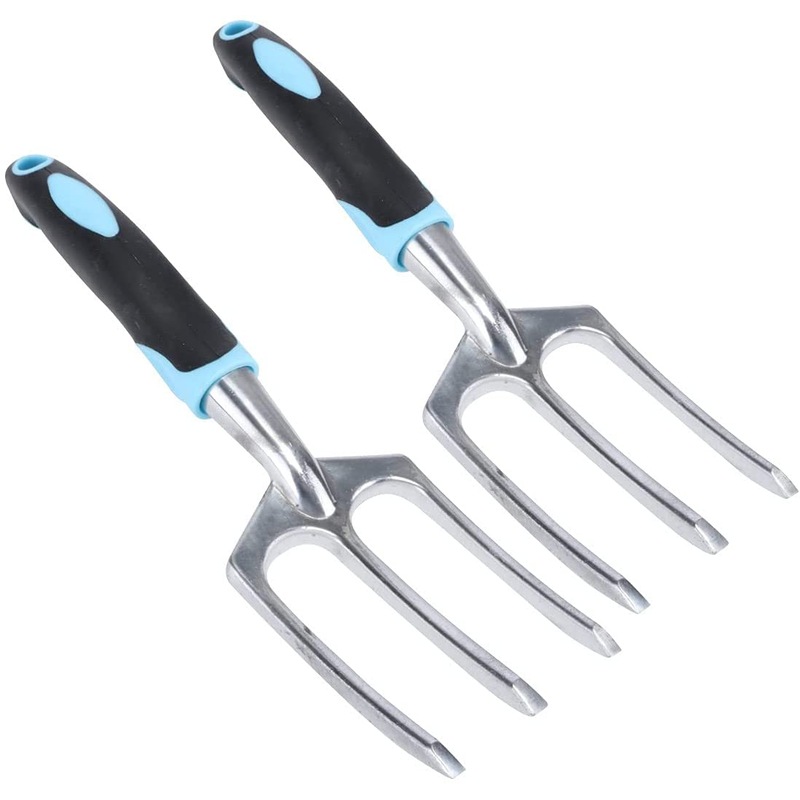 Buy Garden Greens 2PK Garden Fork Hand Tools Anti Rust Premium Quality ...
