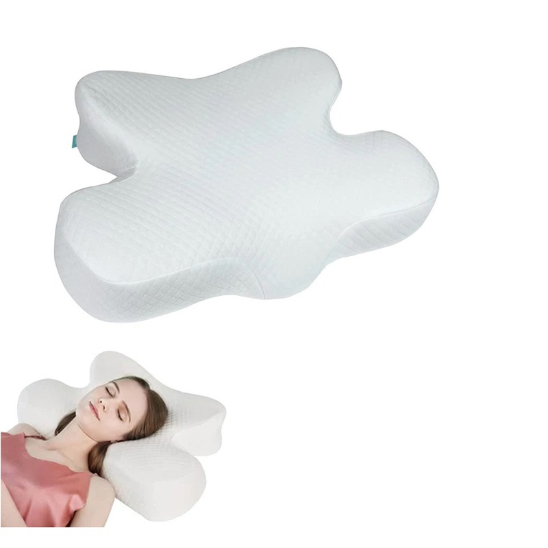 Buy SKG T3 Cervical Pillow, for Neck Pain, Contoured Ergonomic Neck, Strong support - MyDeal