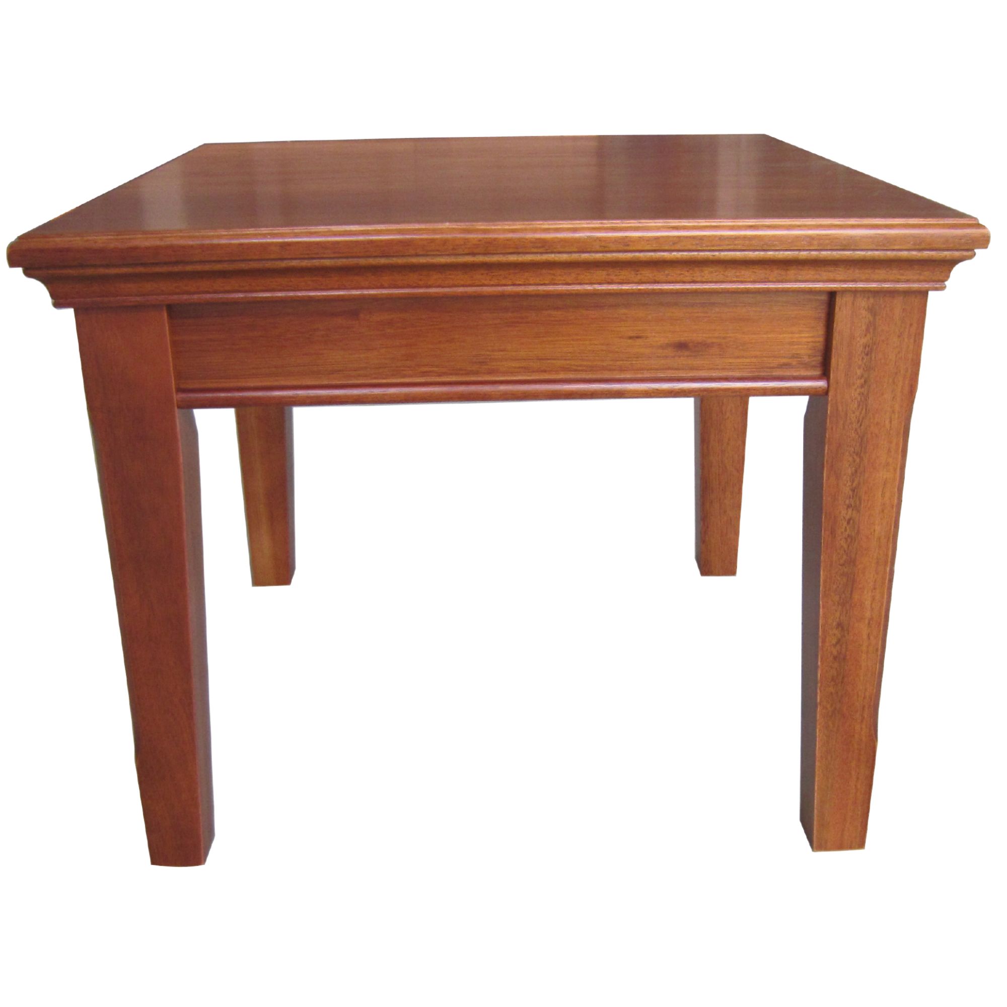 Buy Cooma Lamp Side Sofa End Table 65cm Solid Rose Gum Timber Wood ...