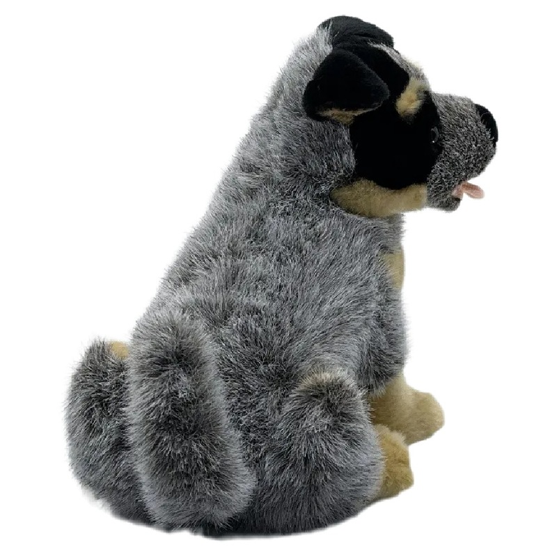 Buy Bocchetta Plush Toys "Bluey" Blue Heeler Cattle Dog Stuffed Sitting ...
