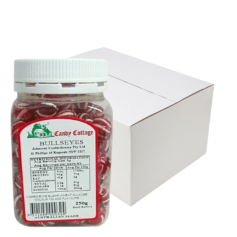 Buy Candy Cottage 10 x Bullseyes 250gm Old Fashioned Lollies Sweets ...