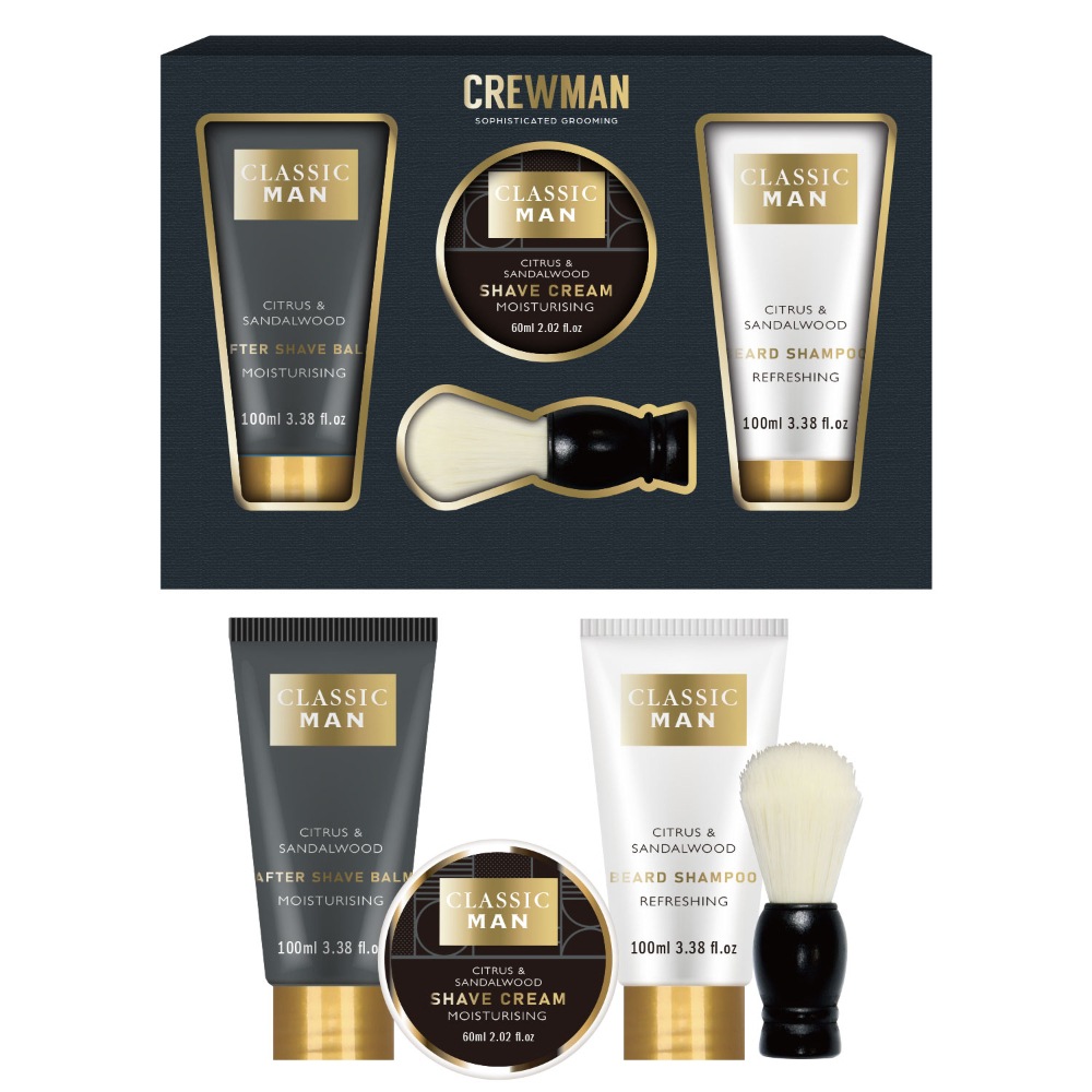 Buy Crewman Classic Man Citrus And Sandlewood 4 Piece Shaving Gift Set ...