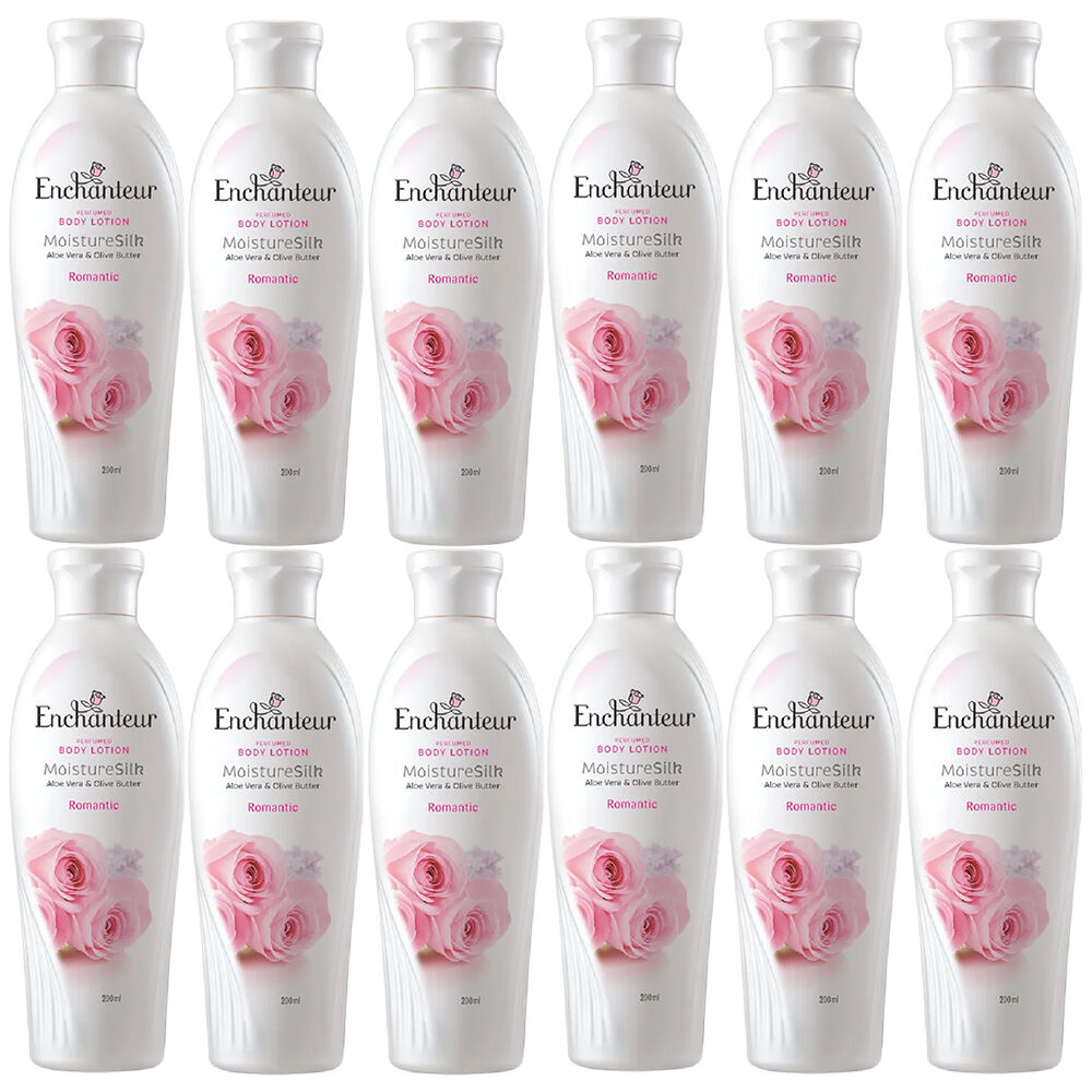 Buy Enchanteur Romantic Body Lotion 200ml x 12 Packs Set - MyDeal Australia