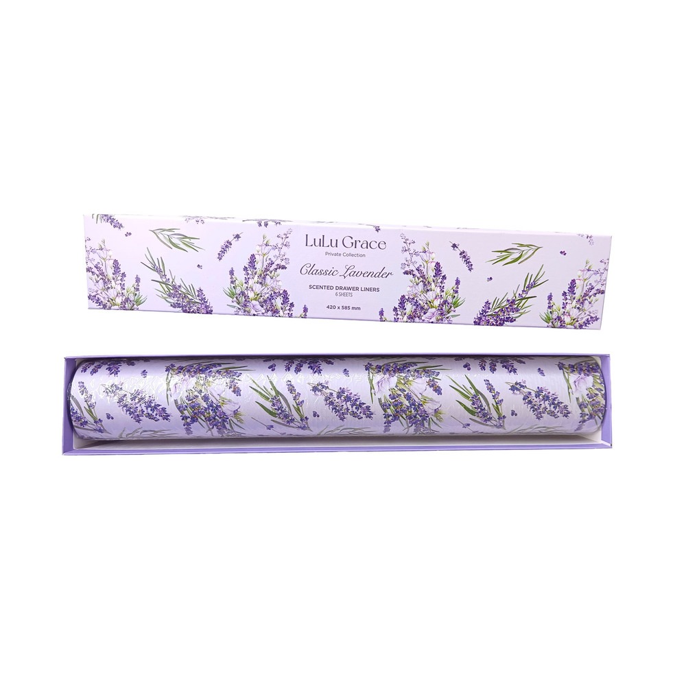 Buy Lulu Grace Lavender Scented Drawer Liners Pack Of 6 - MyDeal Australia