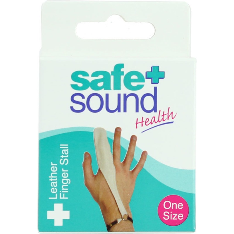Buy Safe and Sound Leather Finger Stall - MyDeal