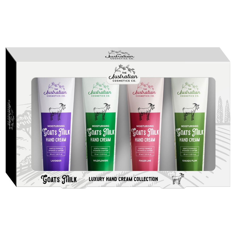 Buy The Australian Cosmetics Company Goats Milk Hand Cream 4 x 60ml Set ...