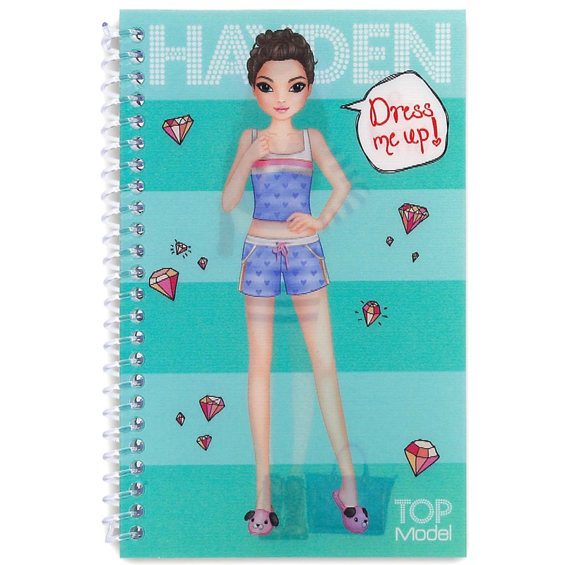 Buy Top Model Hayden 3D Pocket Dress Me Up Activity Books - MyDeal