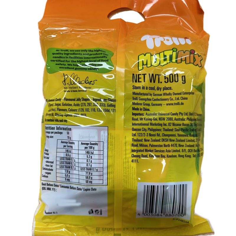 Buy Trolli Treasure Island Multimix 500g Mixed Family Pack Lollies ...