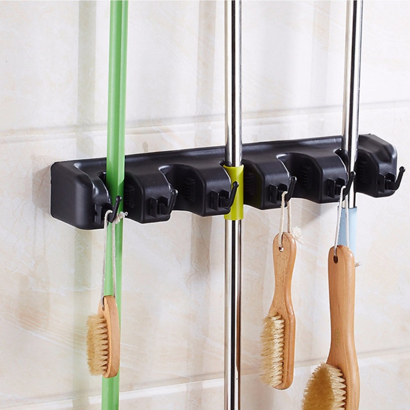 Buy Broom Holder Cleaning and Gardening Tools Vertical Organizer - MyDeal