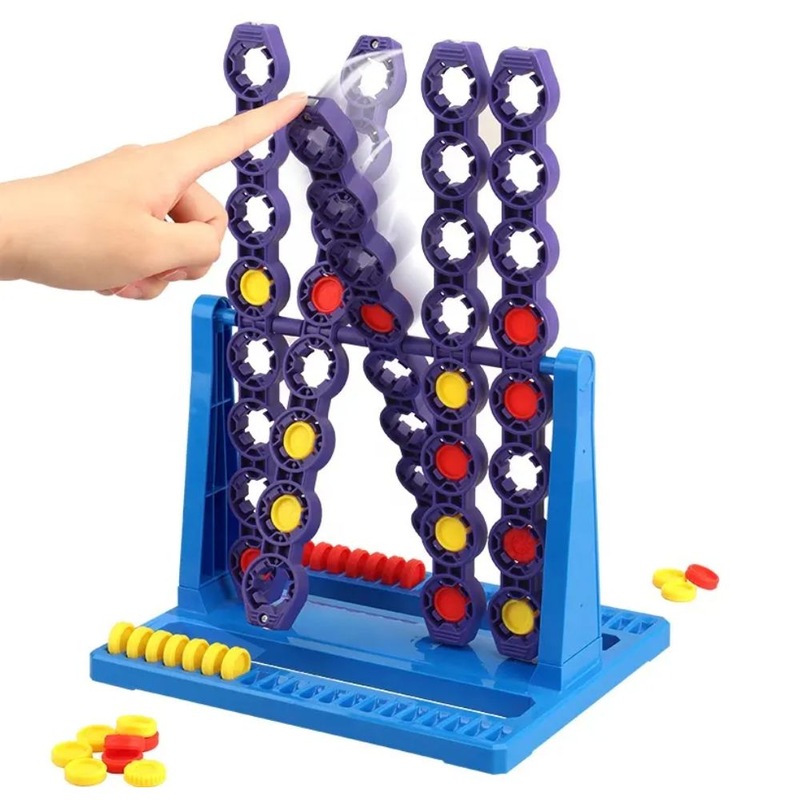 Buy Four in a Row Interactive Kids and Family Board Game - MyDeal