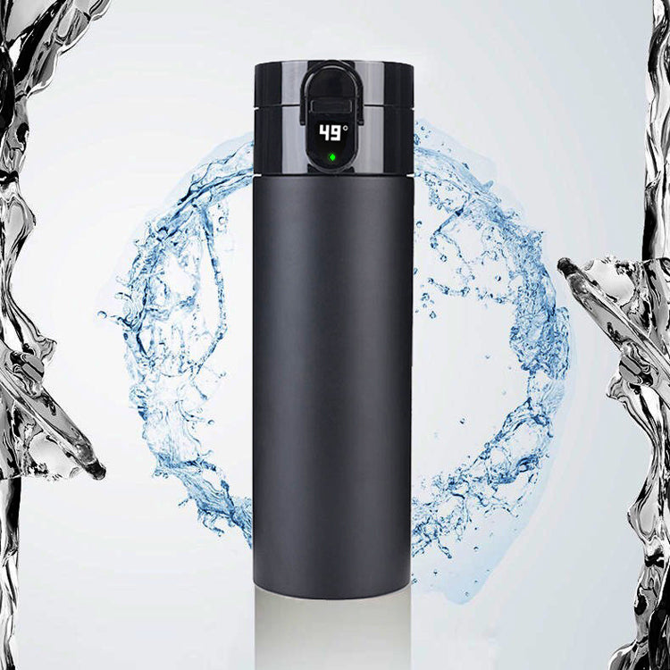 Buy Rechargeable Insulated Smart Water Bottle with OLED Display ...