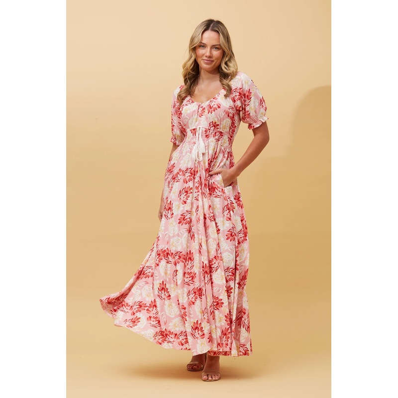 Buy Floral Boho Maxi Dress Mydeal