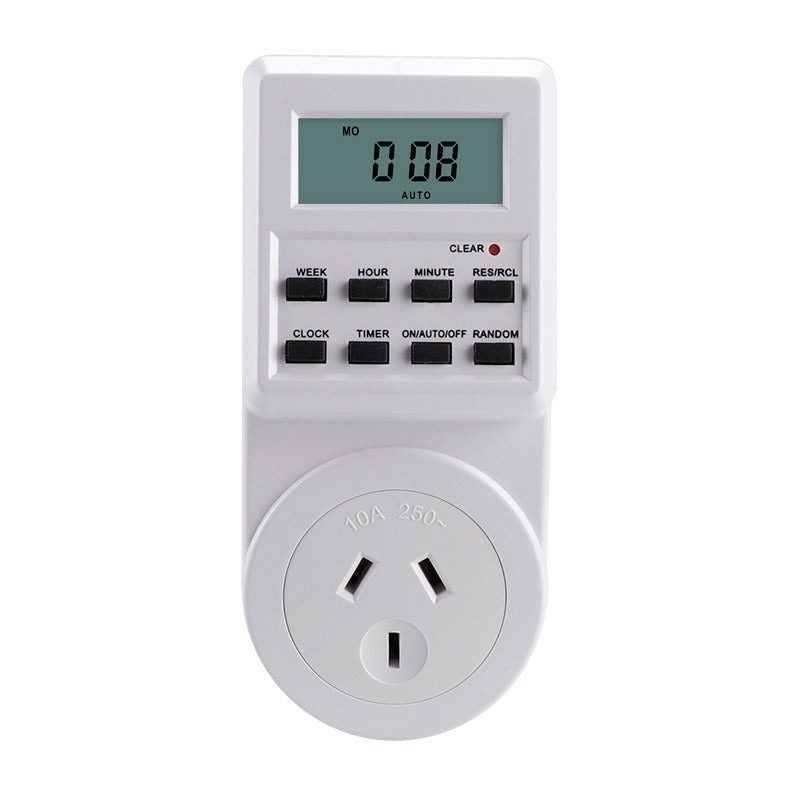 Buy 240V Digital Timer Switch Automation Power Socket Electric Countdown Timer AU with LCD - MyDeal