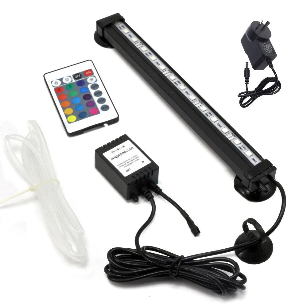 Buy LED Aquarium Lights Submersible Air Bubble RGB Light for Fish Tank ...