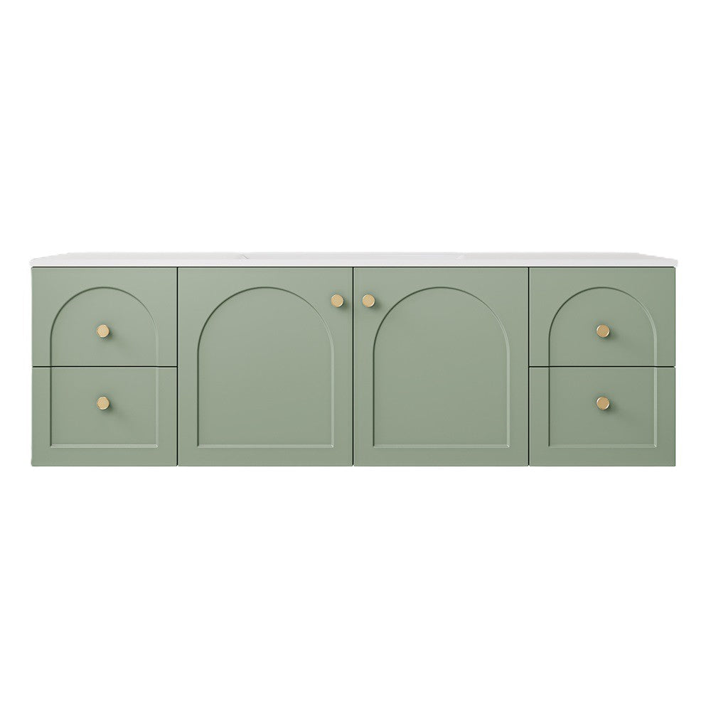 Buy 1500*455*560mm Lukka Chester Federation Olive Green PVC Cabinet ...