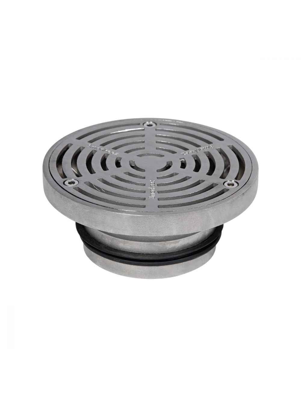 Buy 150mm Round Floor Waste (suits 100mm pipe) (Heel Proof)-304 316 ...