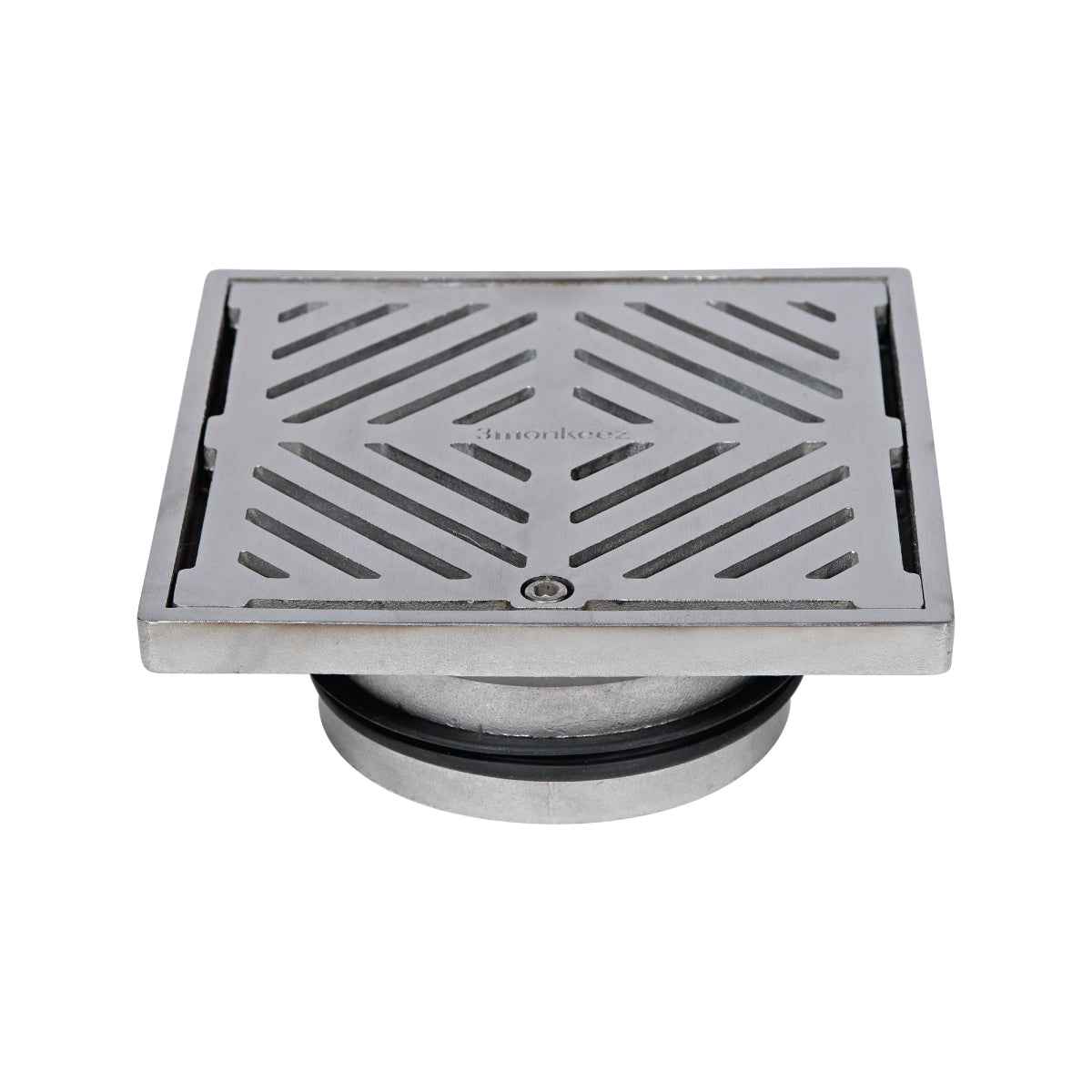 Buy 150mm Square Floor Waste (suits 100mm pipe) (Heel Proof)-304 316 ...