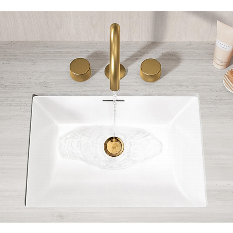 Buy 352*352*180mm Kohler Brazn Kohler White/Honed Black Ceramic Square With Overflow Under-Mount ...