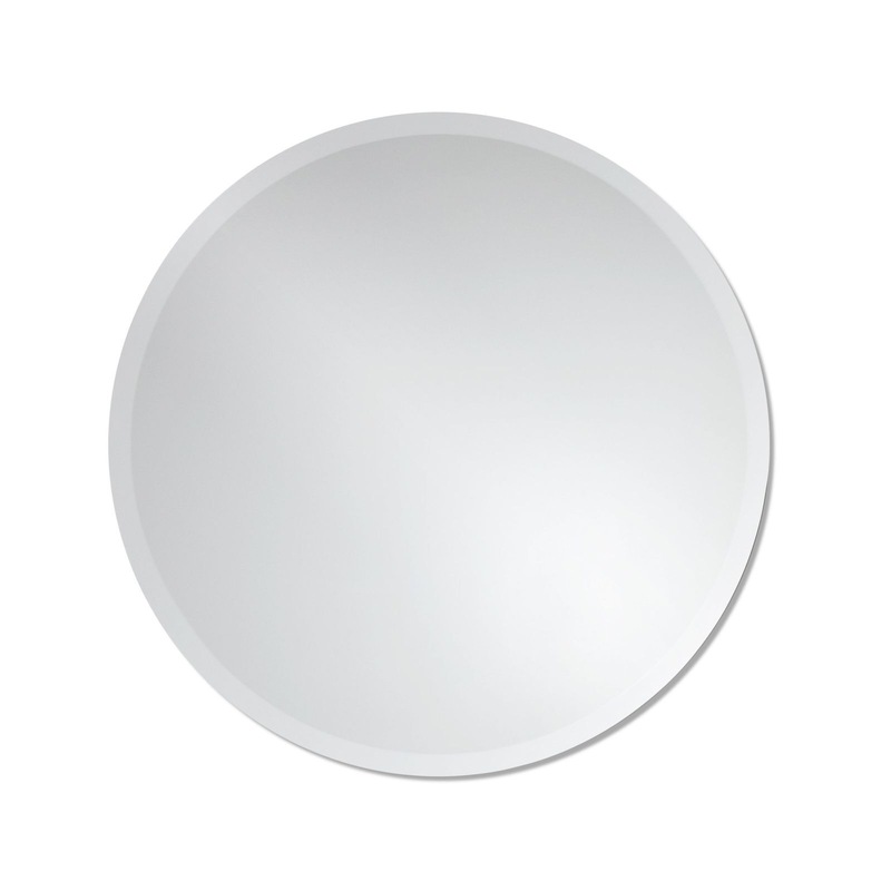 Buy 500*500*4mm Anti Ruaty Treatment Round Bevel Edge Mirror Only - MyDeal