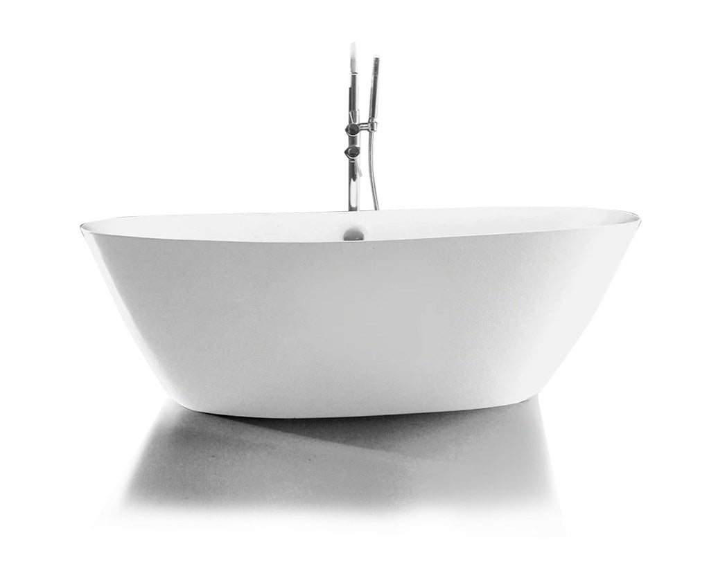 Buy FS13 1800*900*600mm Bath Tub White/Black Acrylic Free Standing oval ...