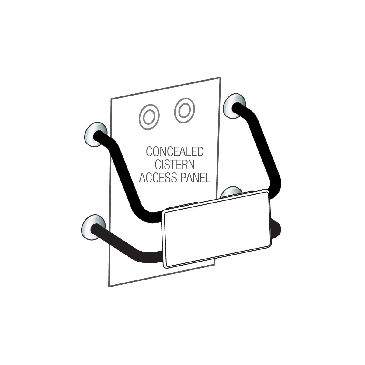 Buy Wall Mounted Backrest Stainless Steel - MyDeal Australia