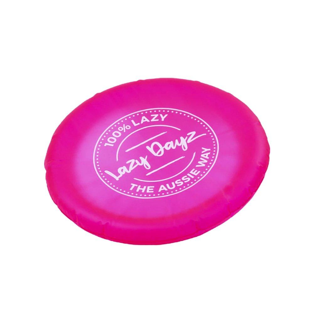 Buy Super Bright Inflatable Flying Frisbee - Pink/Teal - MyDeal Australia